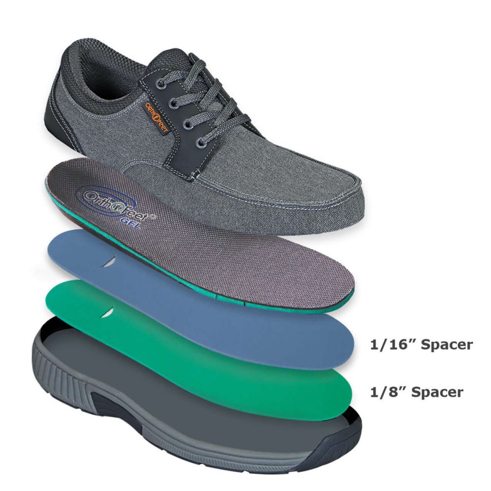 Orthofeet Men's Casual Shoes - Stylish Orthopedic Footwear | Flow Feet
