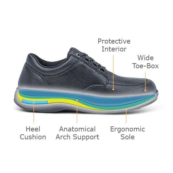 Orthofeet Avery Island - Men's Casual Shoes | Flow Feet