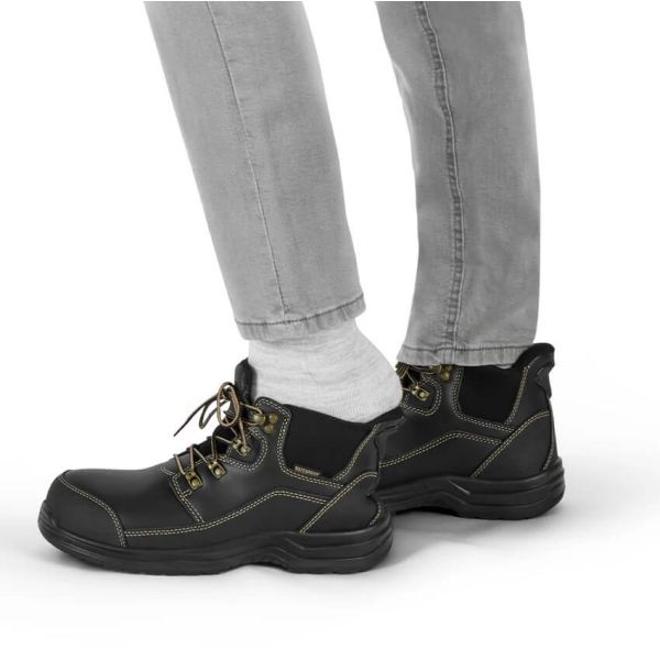 Orthofeet Graphite - Men's Hands-Free Work Boots | Flow Feet