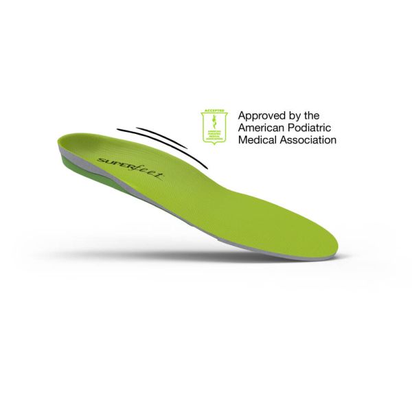 Superfeet All-Purpose Support (GREEN) - High Arch Insoles | Flow Feet