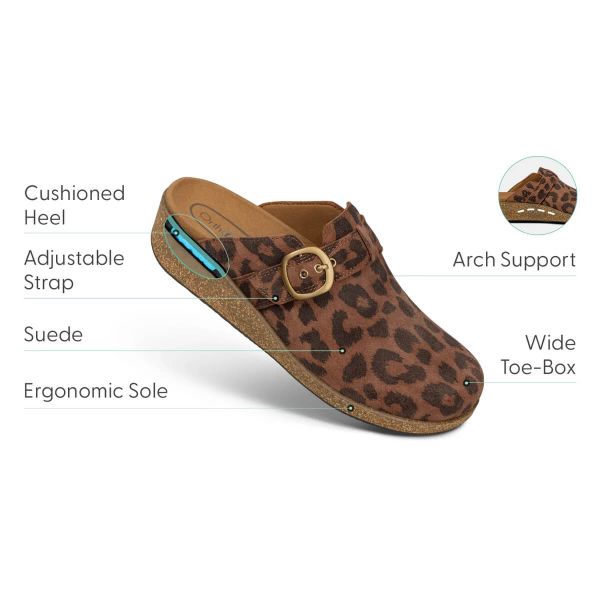Orthofeet Casey - Women's Mule Slide Shoes | Flow Feet